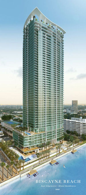 Biscayne Beach in East Edgewater, Miami, FL, Luxury Condos & Man-made